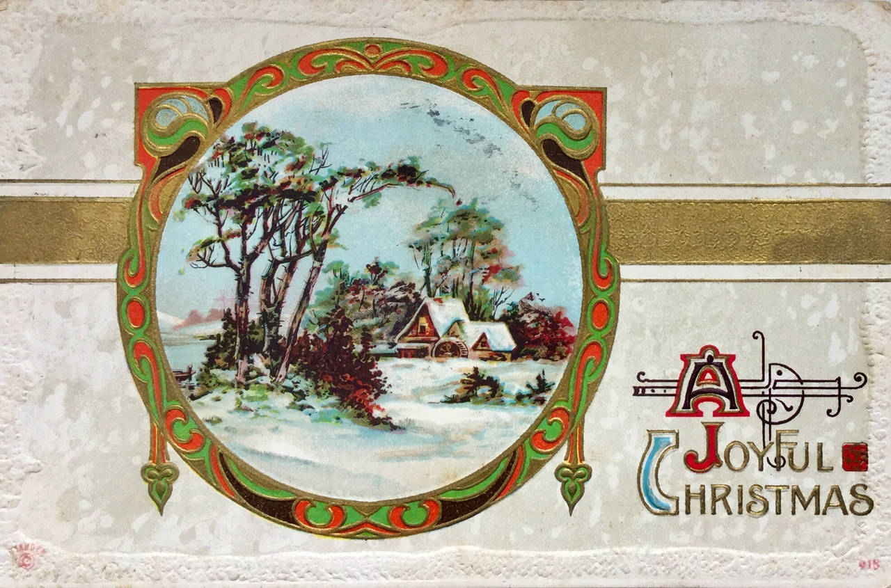 Vintage Christmas - Festive Windmill by Yesterdays-Paper on DeviantArt