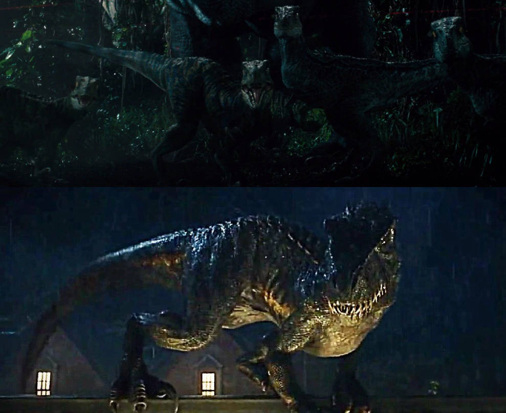 Raptor Squad vs Indoraptor by MnstrFrc on DeviantArt