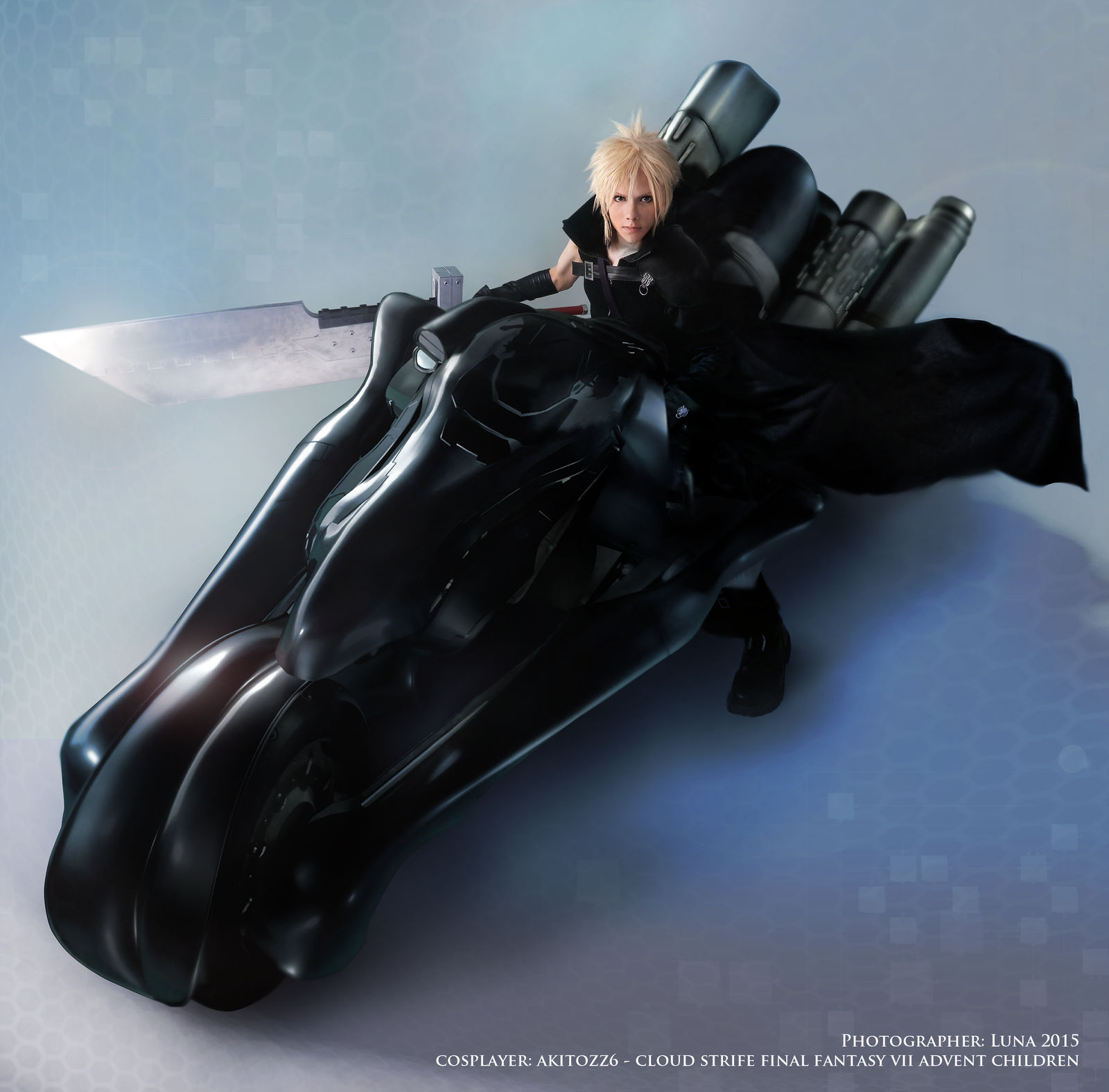 FF VII AC Cloud and Fenrir by Akitozz6 on DeviantArt