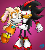 Shadow loves Cream's soft ears :3 by F1Cheese on DeviantArt