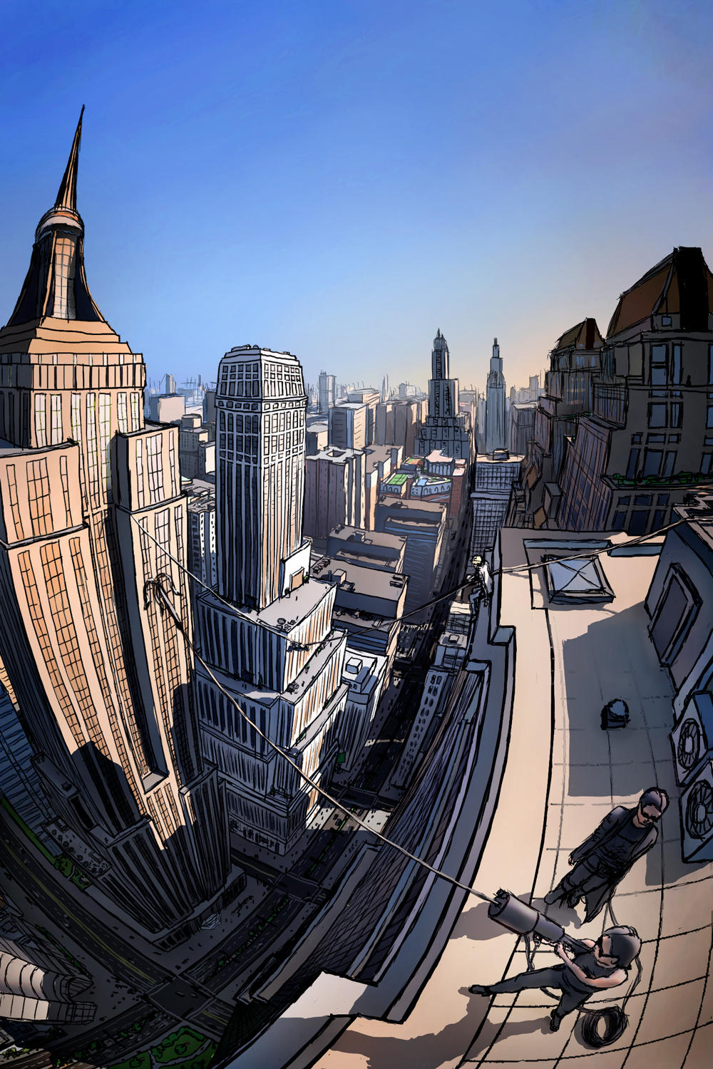 Rooftops by Retronator on DeviantArt