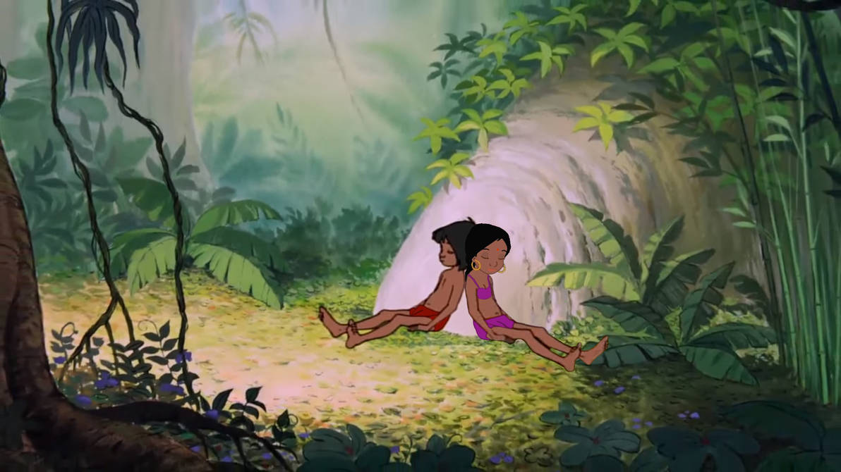 Shanti Sleeping With Mowgli 2 By Swedishhero94 On Deviantart