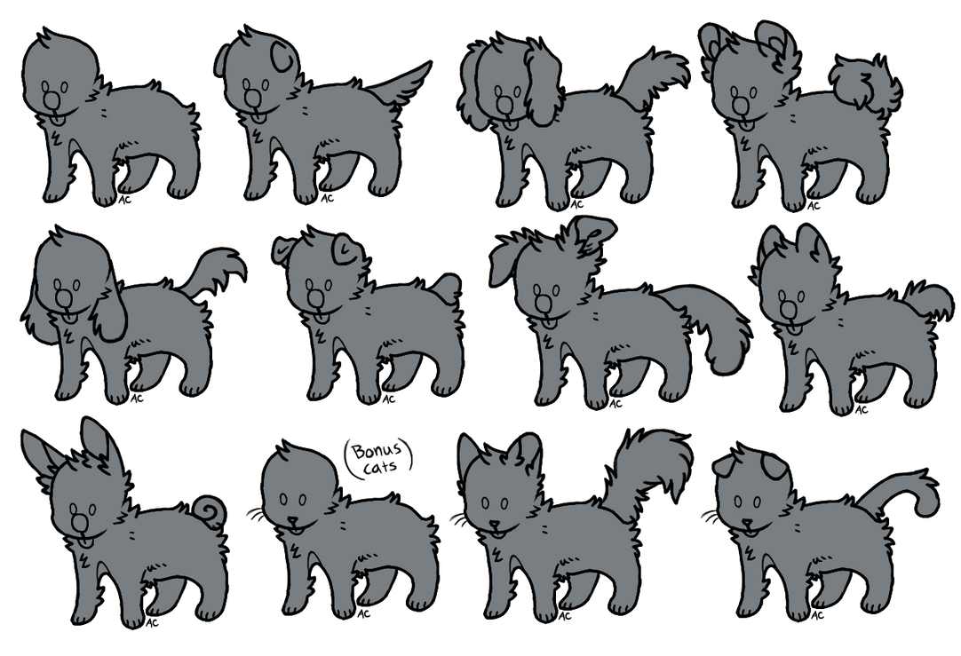 F2U Pup Dog Lines by AlaskanCat on DeviantArt