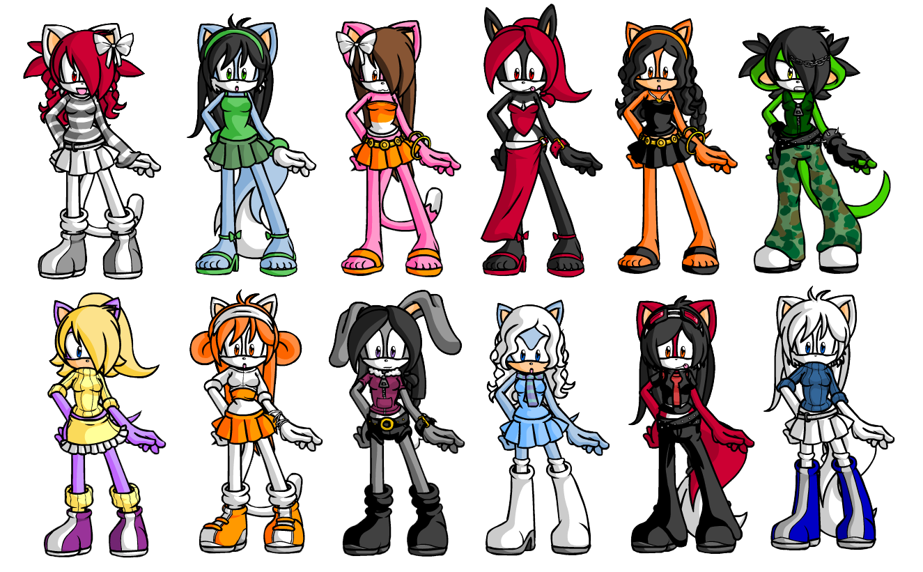 FREE Sonic Girls +CLOSED+ by Sky-Yoshi on DeviantArt