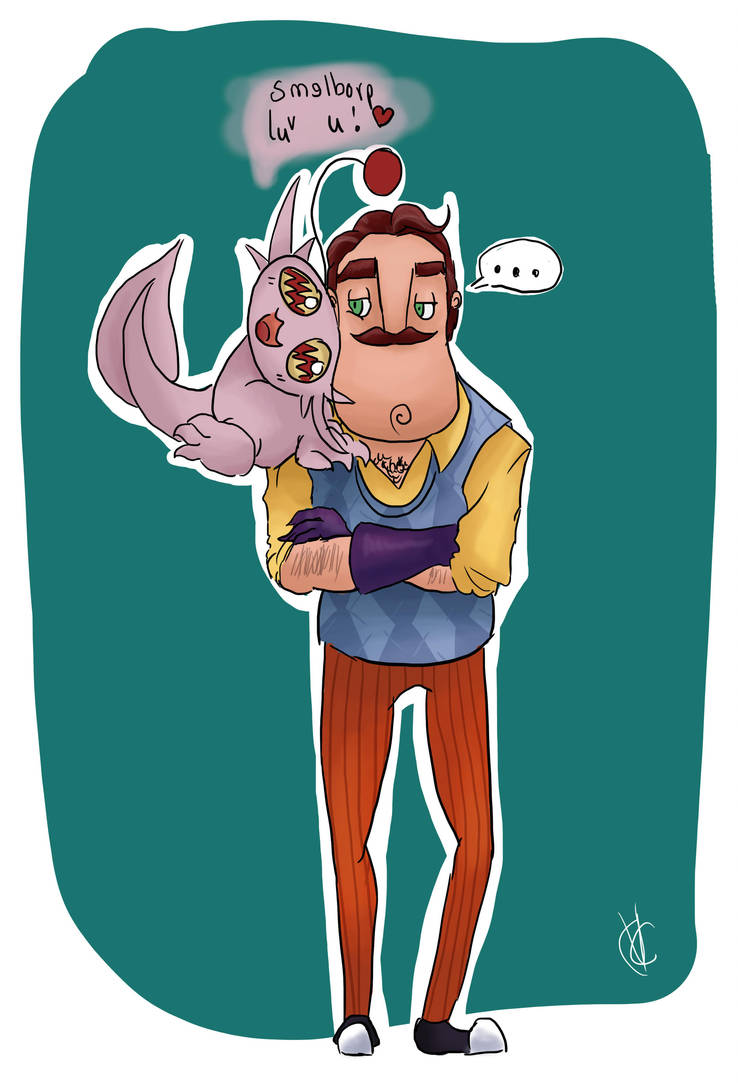 when i see cute/awesome Hello Neighbor fanart by CherilDevalet on ...