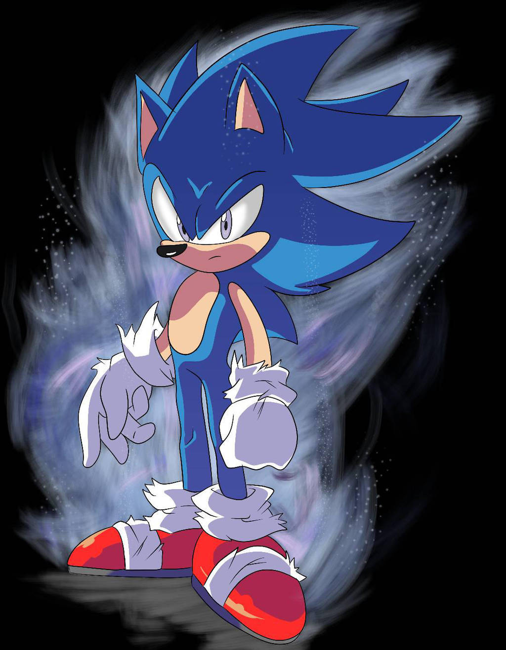Ultra Instinct Sonic by Arrzee-Art on DeviantArt