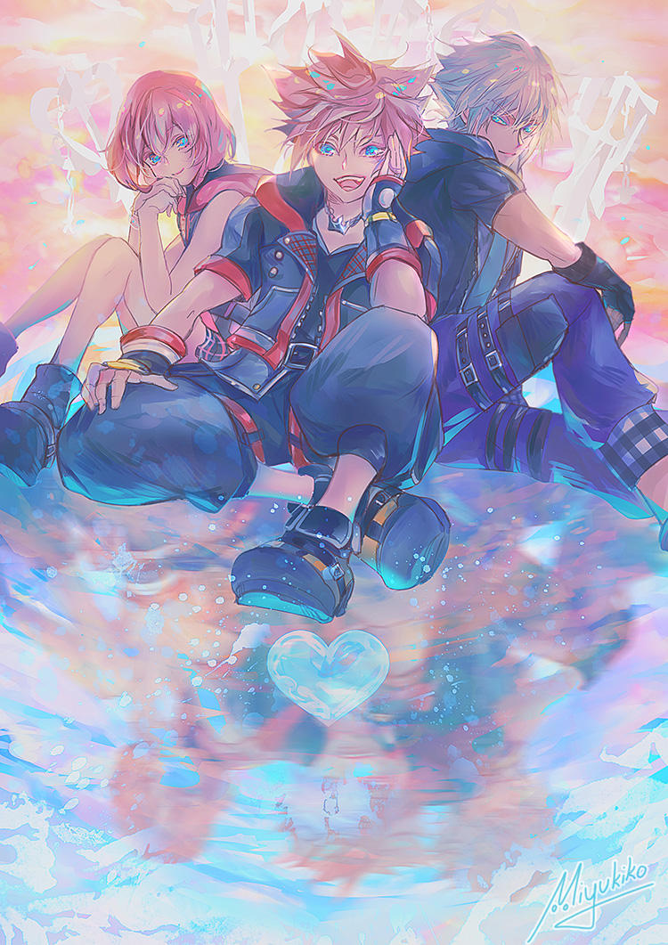 Kingdom Hearts 3 - Destiny Trio by Miyukiko on DeviantArt