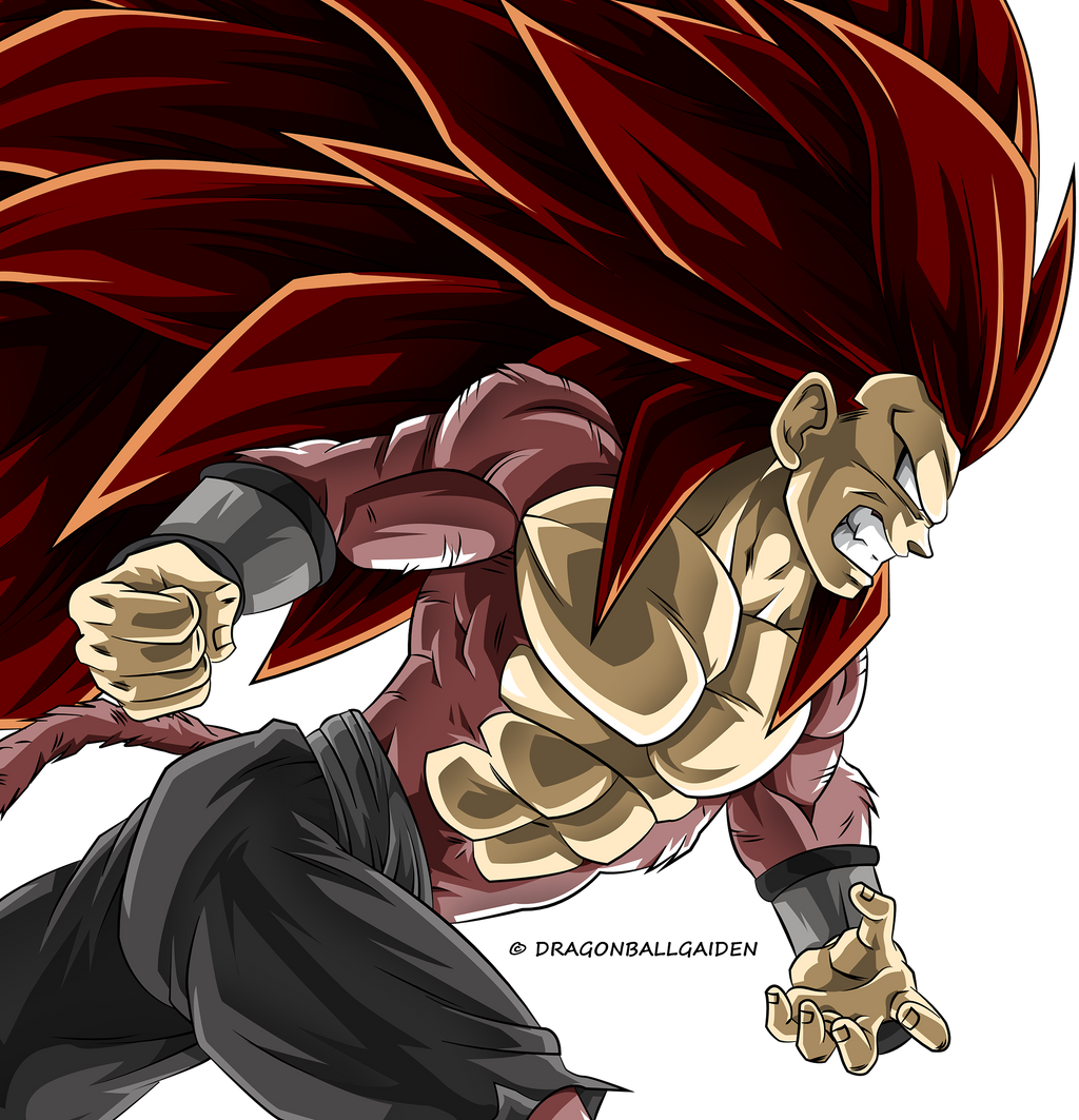 Raiken - Ancient Primal Saiyan False SSJ by DragonBallGaiden on DeviantArt