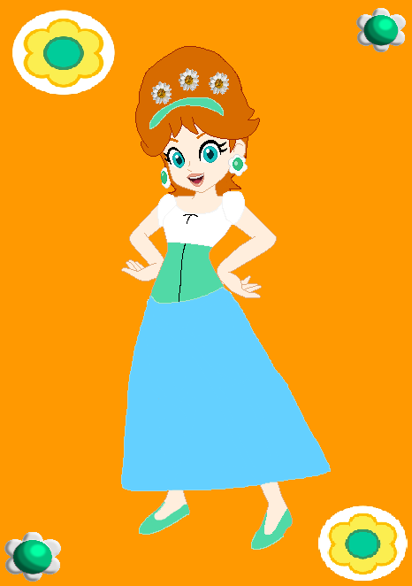 Super Mario Princess Daisy Base 01 By Selenaede On Deviantart