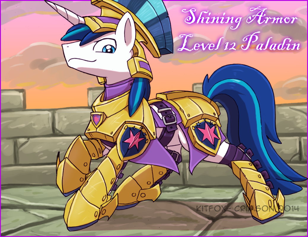 Shining Armor, level 12 Paladin by kitfox-crimson on DeviantArt