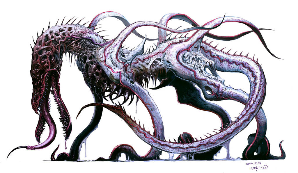 The Hounds of Tindalos by Nottsuo on DeviantArt