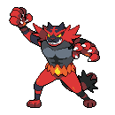 Incineroar Sprite by Mucrush on DeviantArt