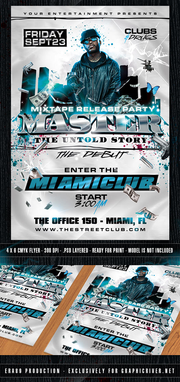 The Mixtape Release Party Flyer v2 by KoolGfx on DeviantArt