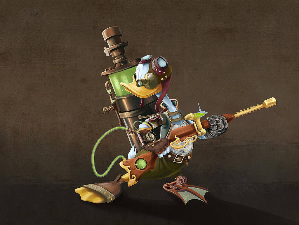 Steampunk Donald by Gaan on DeviantArt