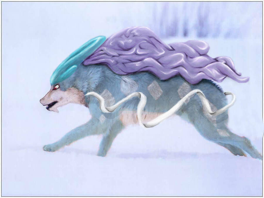 Photoshop Realistic Suicune by xXCystalTheWolfXx on DeviantArt