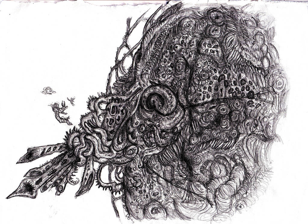 Lovecraft - Azathoth, Blind Idiot God by KingOvRats on DeviantArt