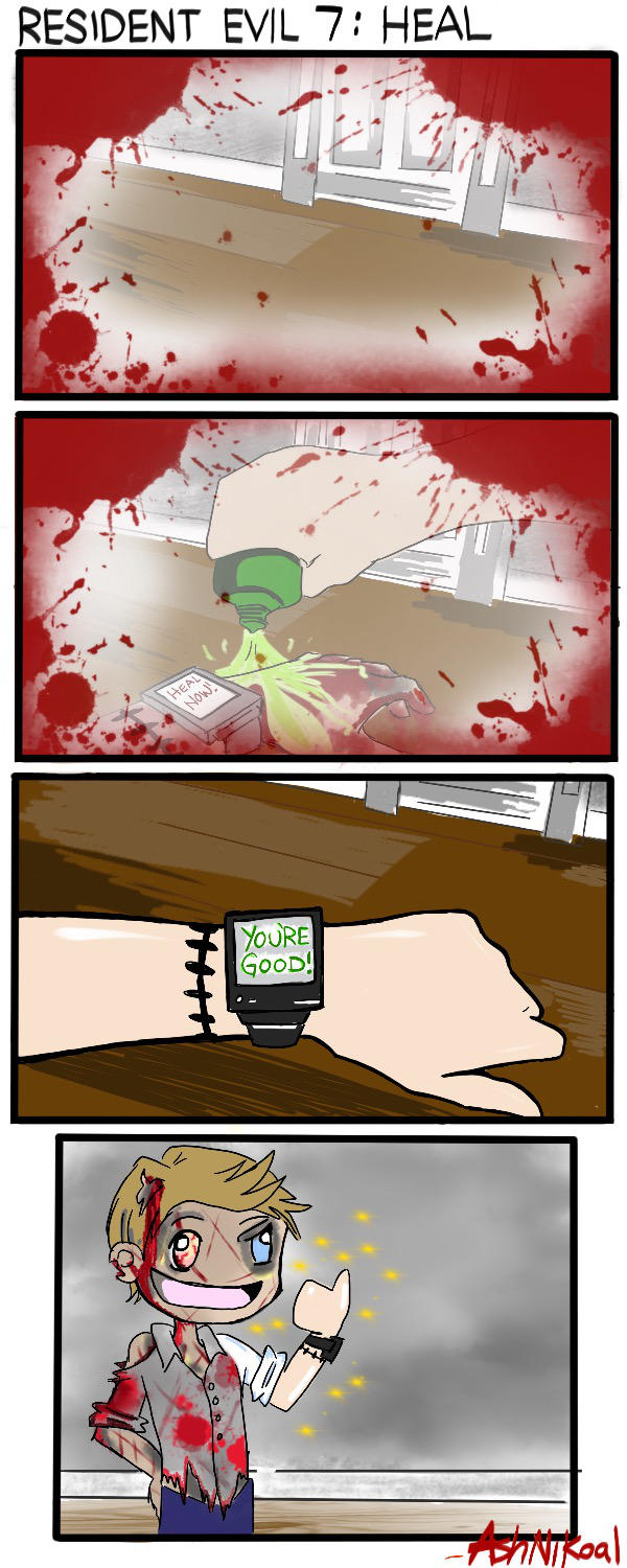 Resident Evil 7 : Heal by AshNikoal on DeviantArt
