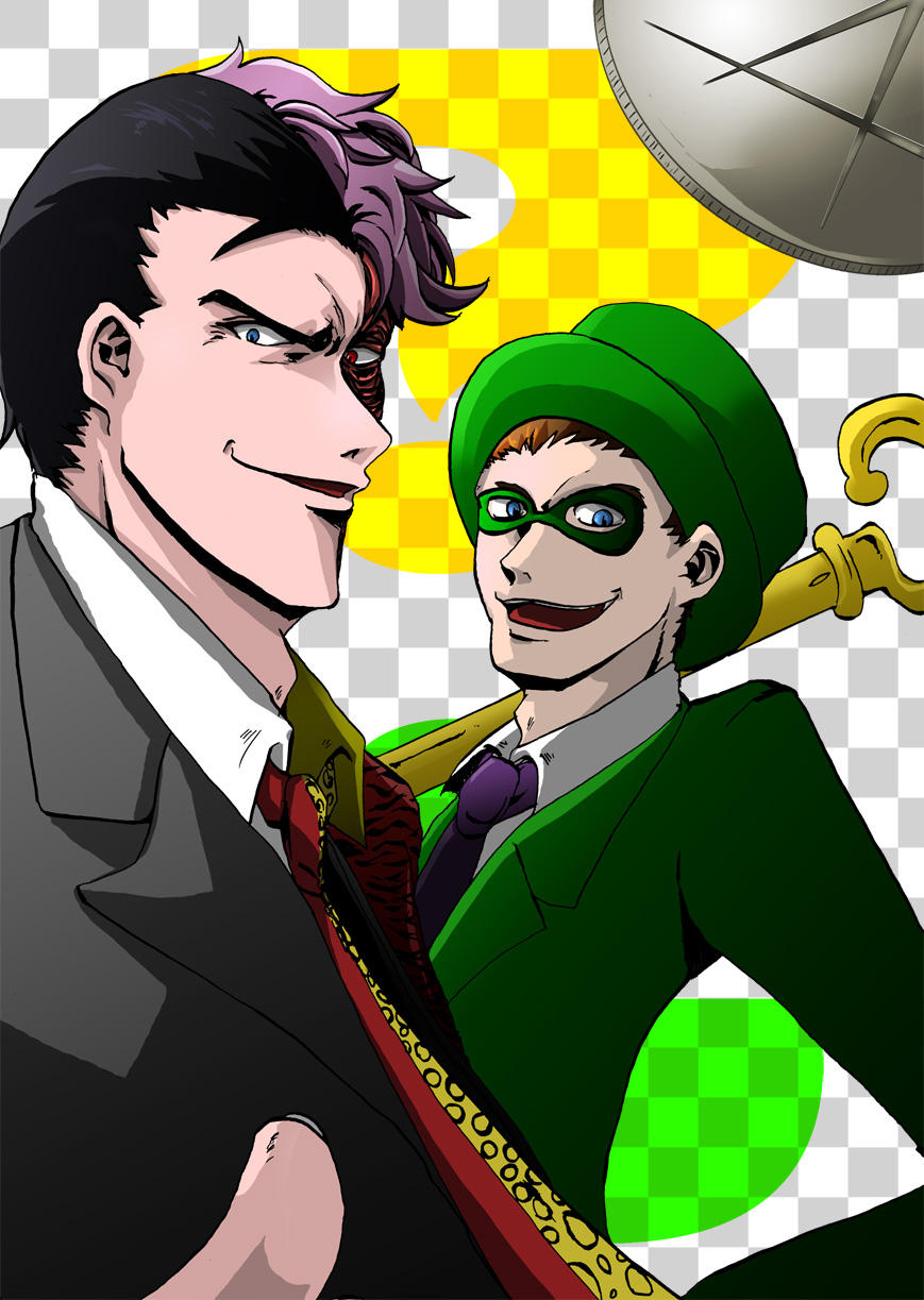 Two-Face and The Riddler 2 by s-azma on DeviantArt