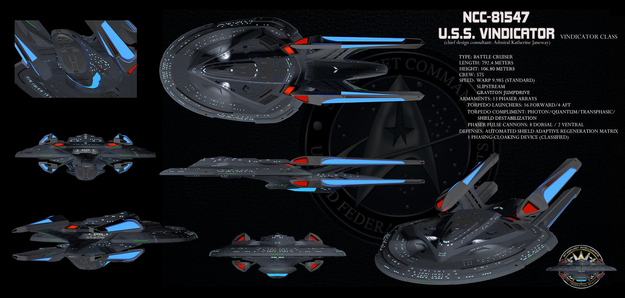 Star Trek USS Vindicator by isfj1009 on DeviantArt