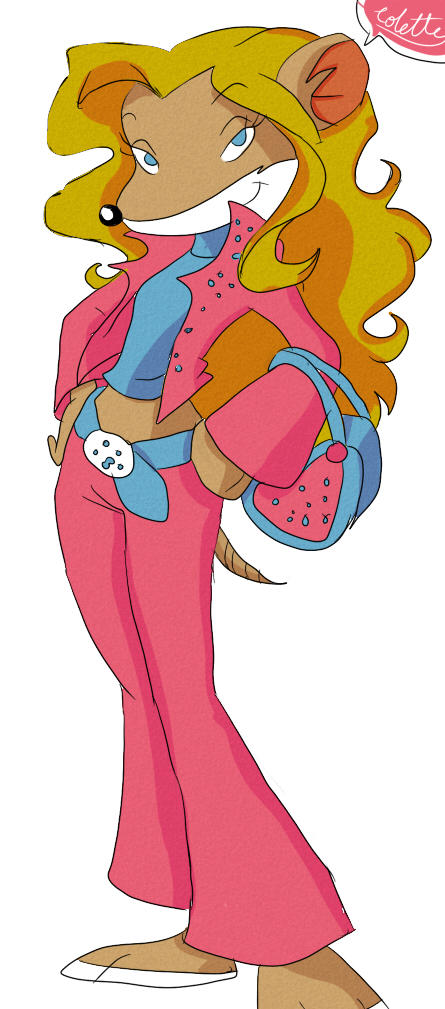 Geronimo Stilton:Colette by Lsoni on DeviantArt