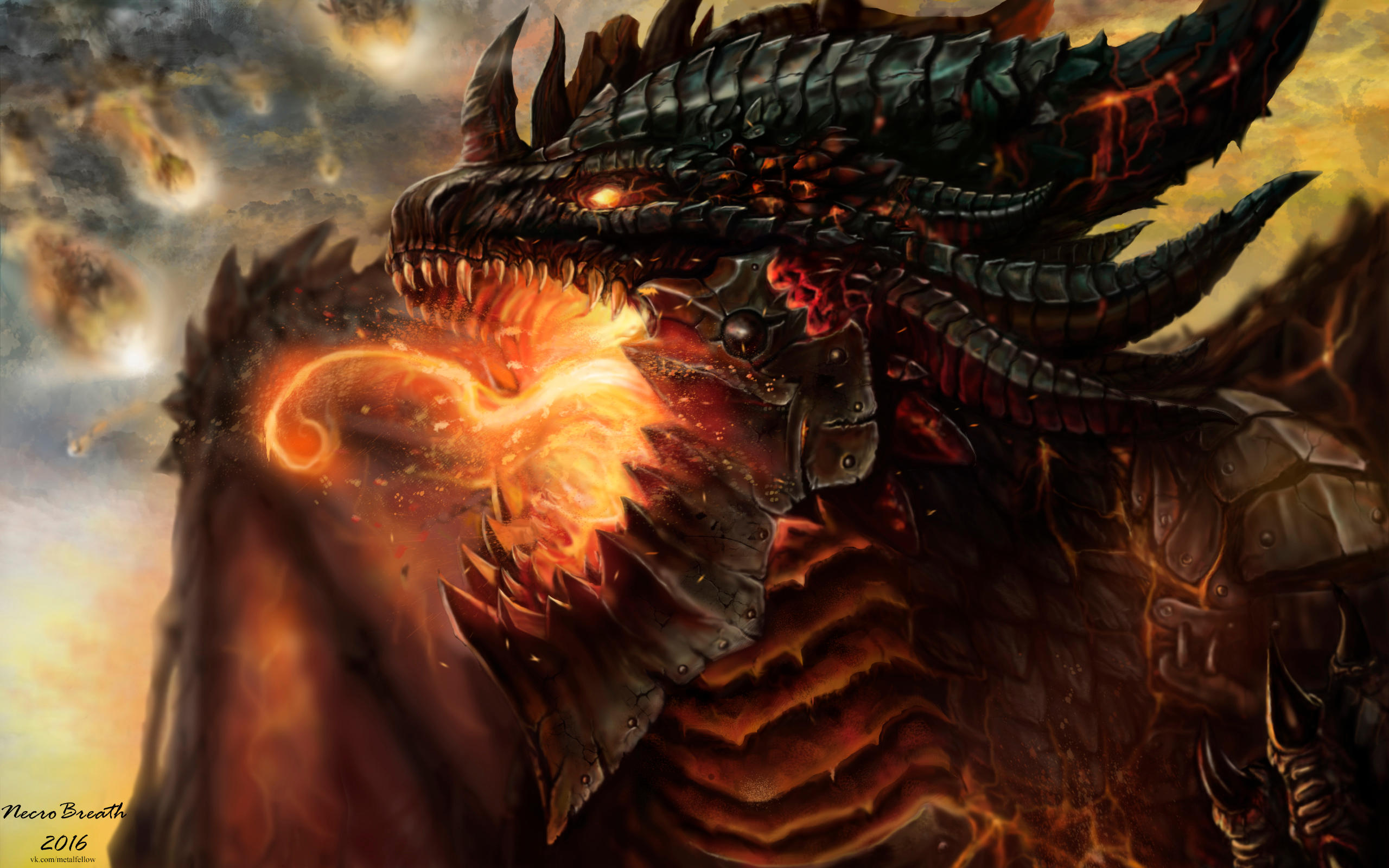 Deathwing The Destroyer by NecroBreath on DeviantArt
