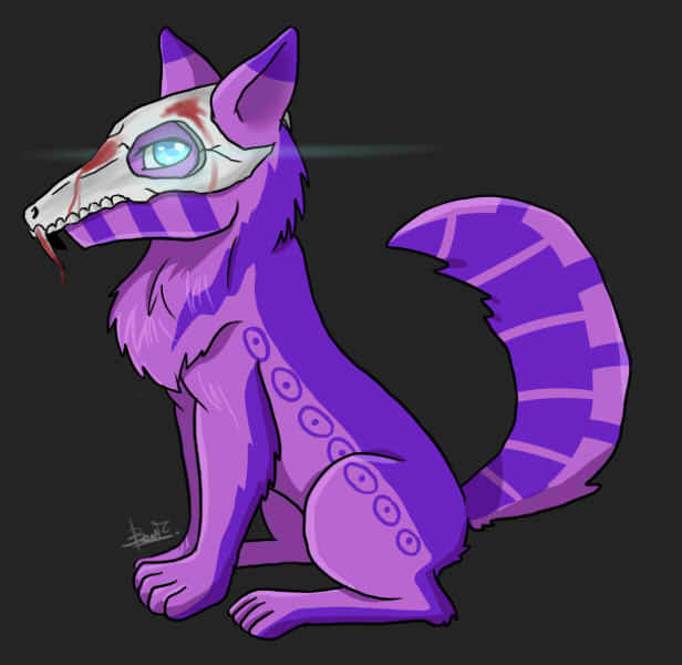 Wolf Purple by benkomilk on DeviantArt