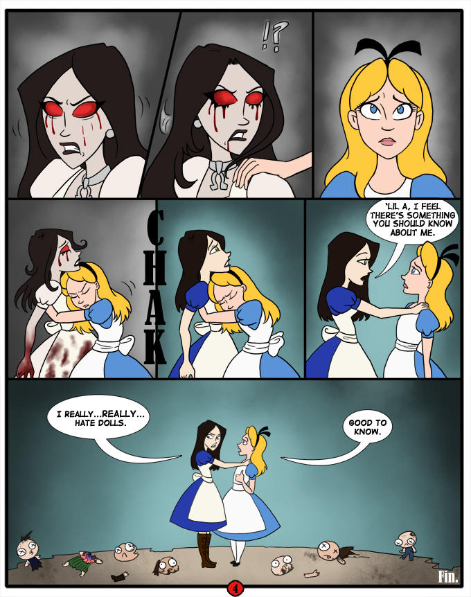 Alice vs. ALICE: It's A Doll's World - Page 4 by NikkiWardArt on DeviantArt