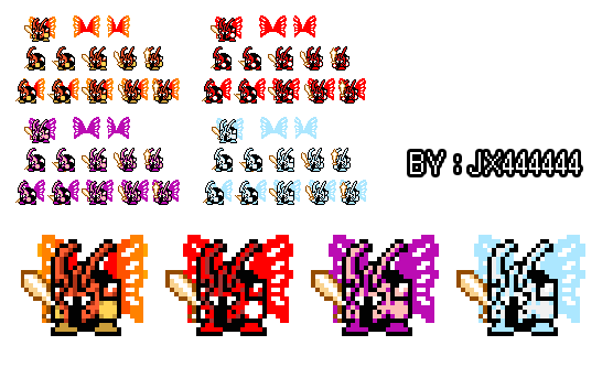 Morpho Knight NES(?) SPRITES by JX444444 on DeviantArt