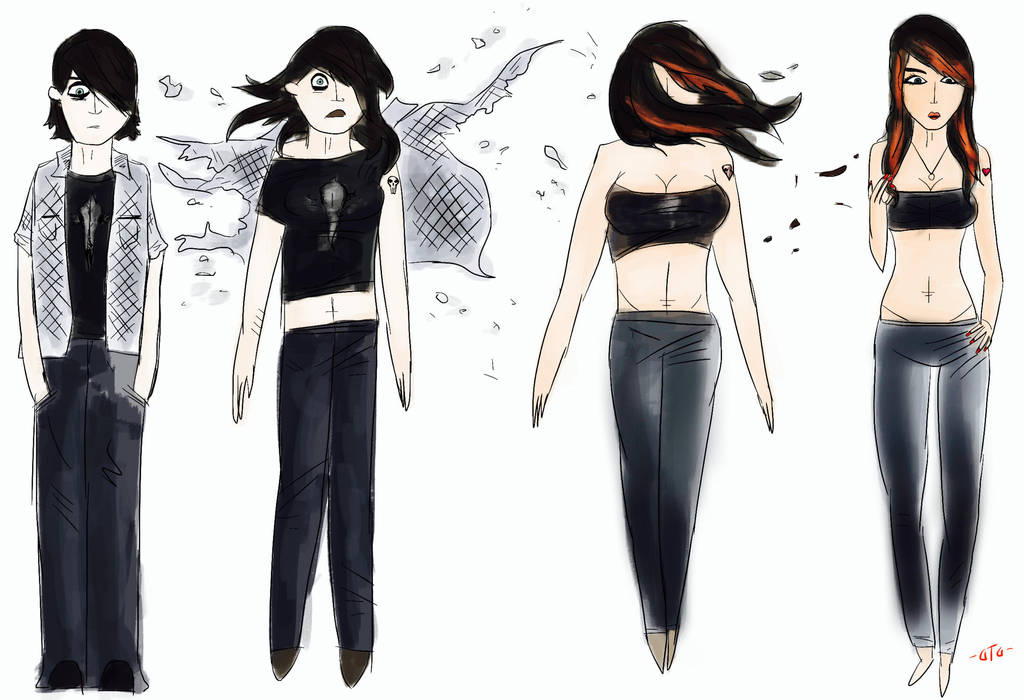 Emo Angel Tg Transformation By Grumpy Tg On Deviantart