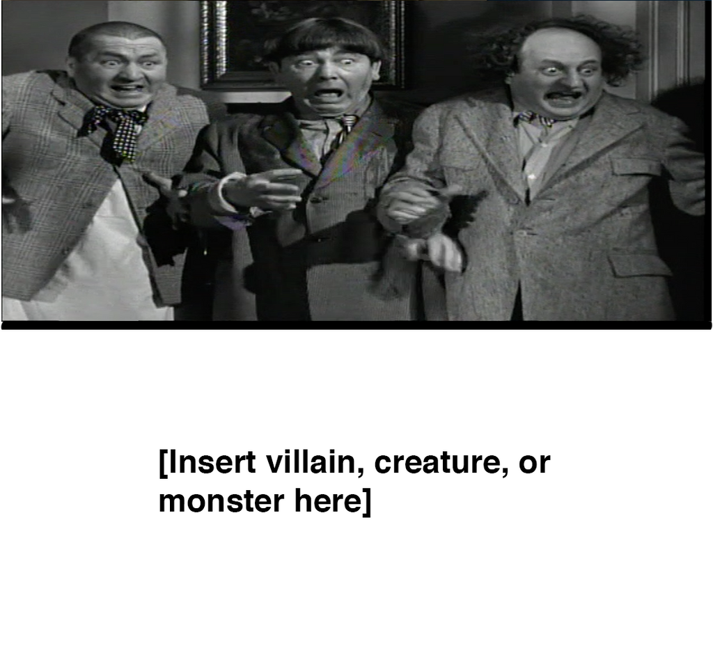 The Three Stooges scared of Midnight Sparkle by EarWaxKid on DeviantArt