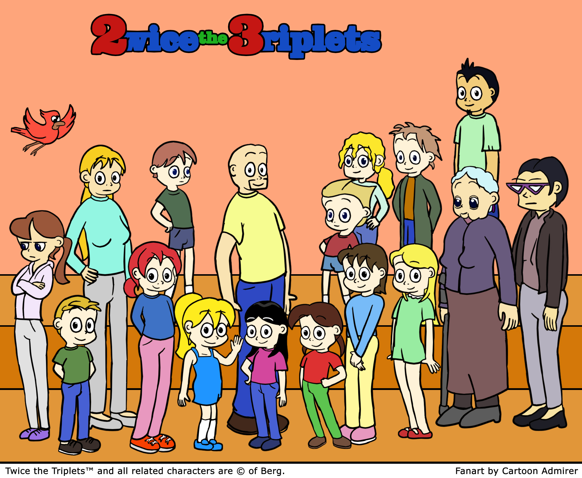 Twice the Triplets Fanart by Cartoon-Admirer on DeviantArt