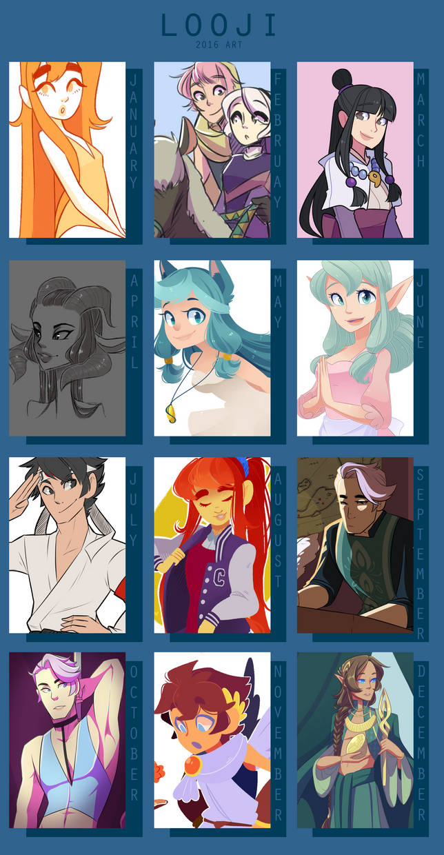 FAVOURITE ARTWORKS OF 2018 by looji on DeviantArt