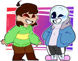 #sans_x_chara | Explore sans_x_chara on DeviantArt