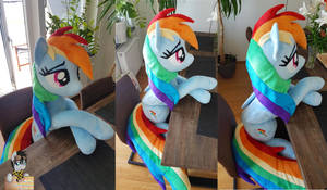 Lifesize Rainbow Dash plushie 130cm / 50 inch by Epicrainbowcrafts on ...