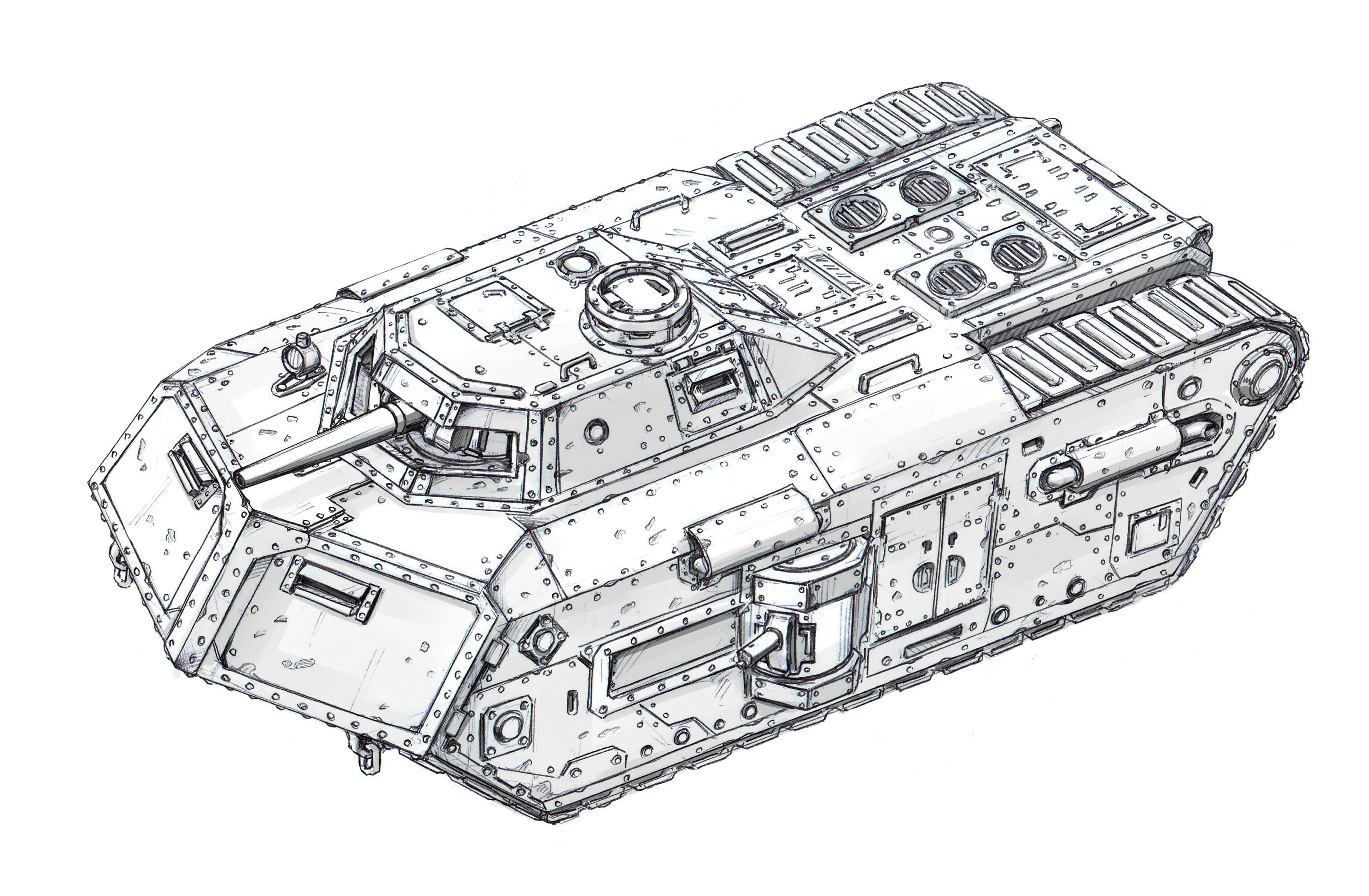 T2B Sigurd breakthrough tank (clear) by TugoDoomER on DeviantArt
