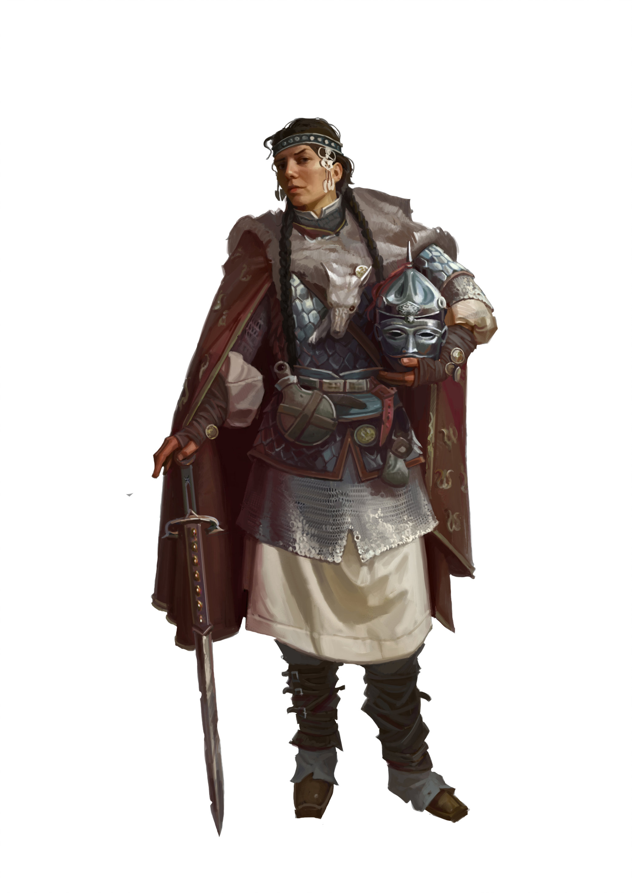 Volga Bulgar by Joel Holtzman : r/armoredwomen