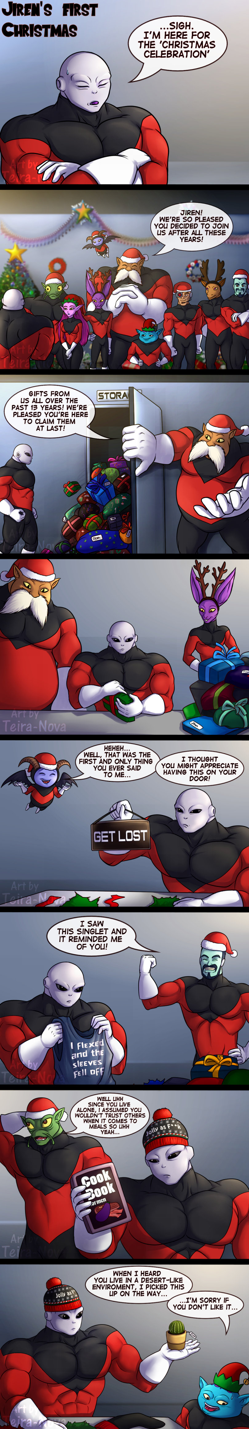 Jiren's first Christmas (part 2) by Teira-Nova on DeviantArt