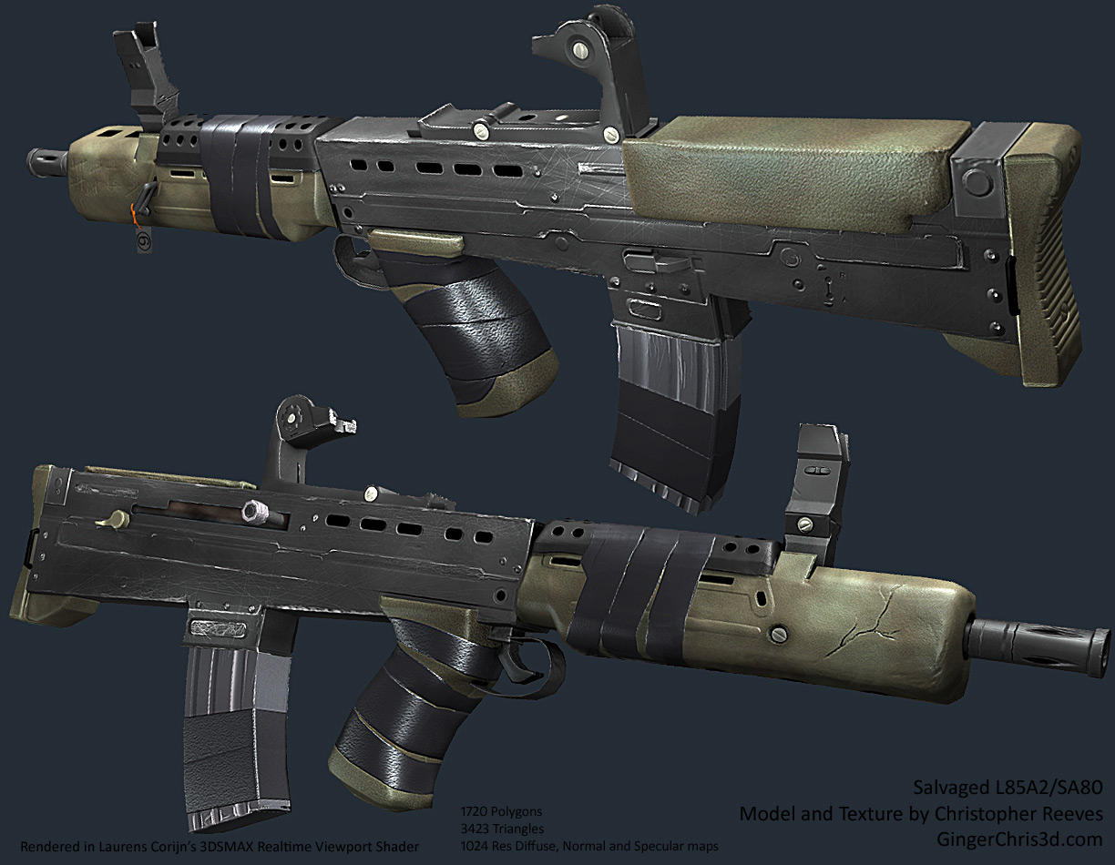 Salvaged SA80-L85A2 by aliginge on DeviantArt