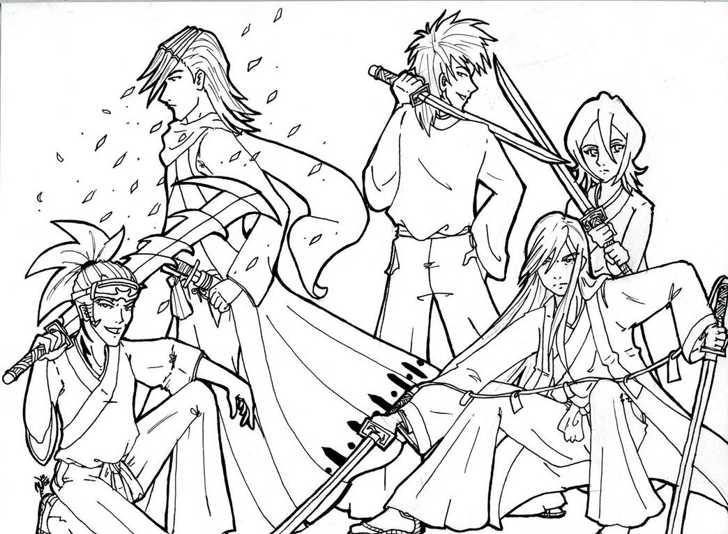 BLEACH - 6th 'n 13th Divisions by pan2dapan on DeviantArt