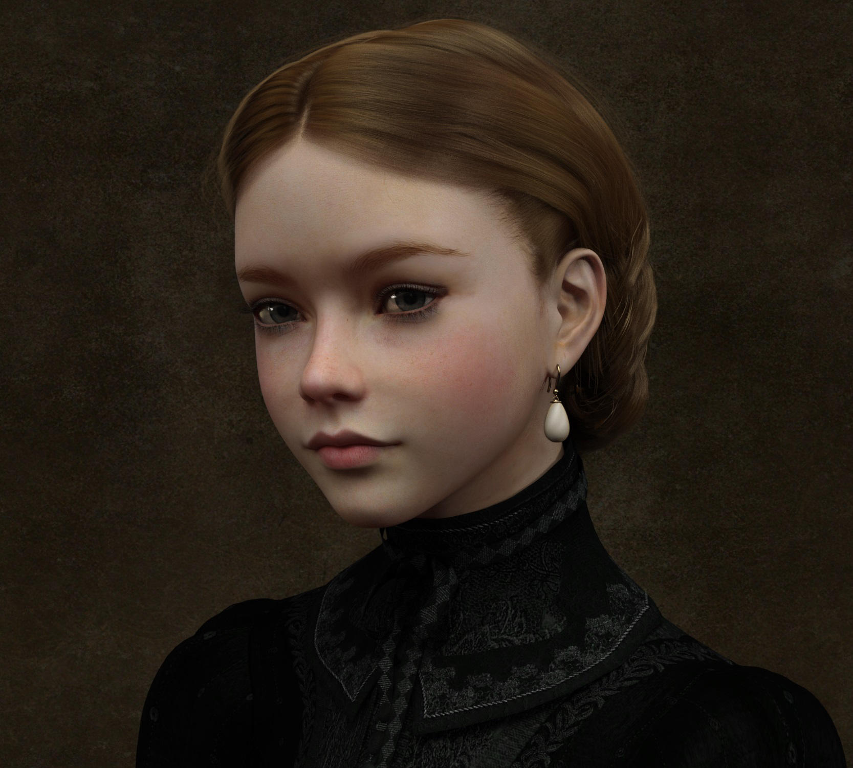 Victorian Girl with a Pearl Earring by SirTancrede on DeviantArt