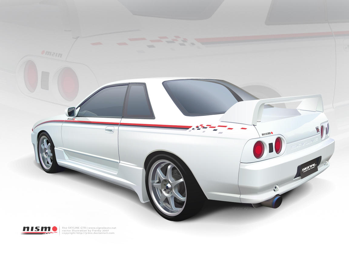 R32 Skyline Vector by p3nx on DeviantArt
