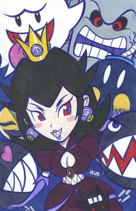 Evil Princess Peach - justDEF [FanArt] by justD3F on DeviantArt