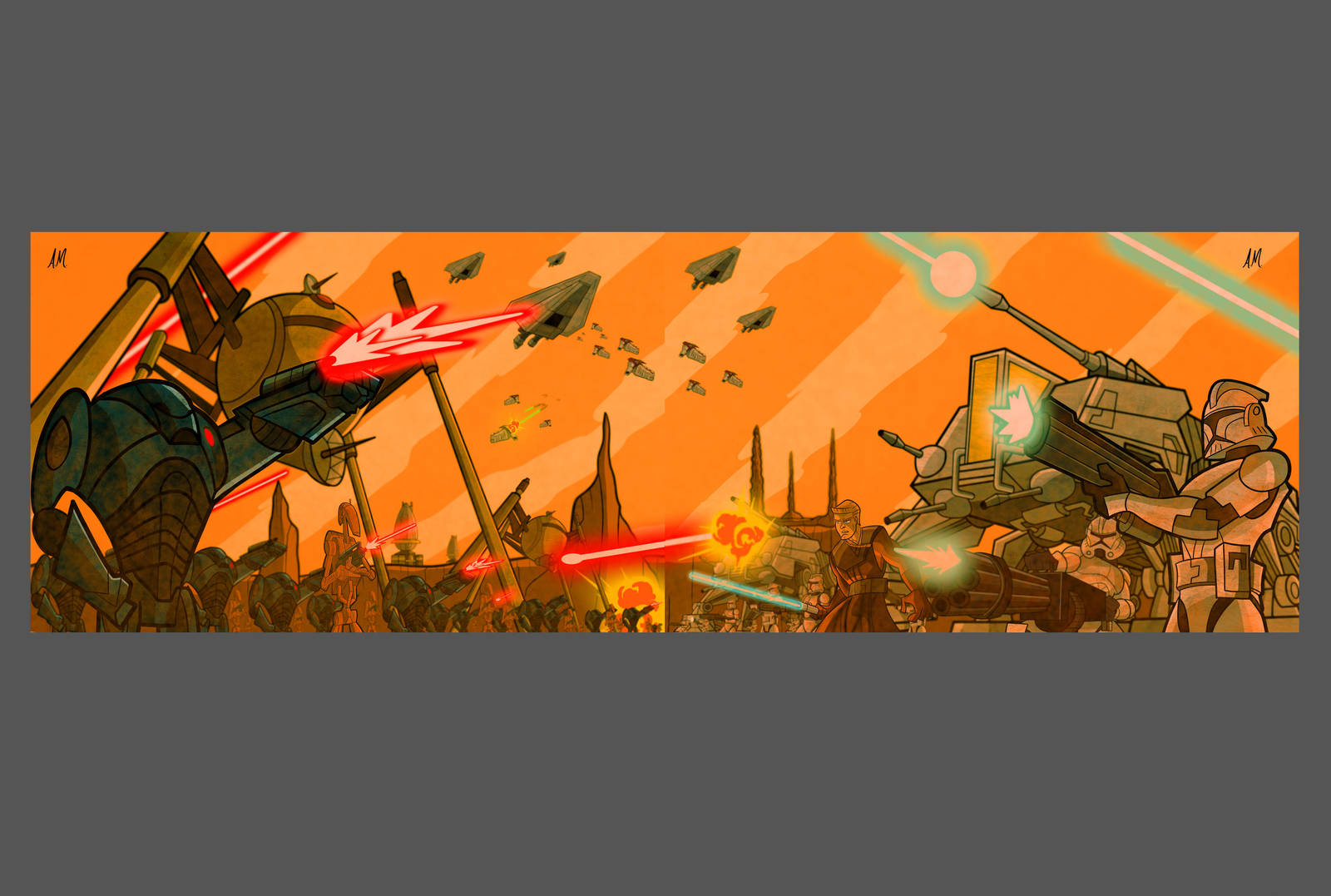 Clone Vs Droid Army by DarkSunProductions on DeviantArt