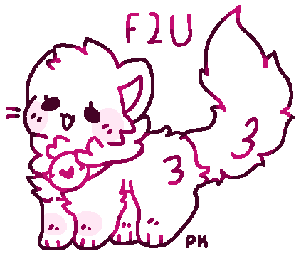 F2U fluffy cat base by paw-kitten on DeviantArt