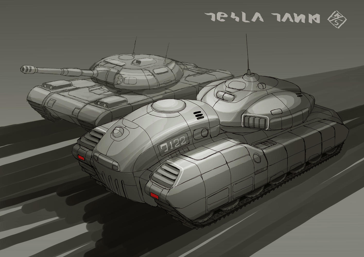 Tesla Tank B by 4-X-S on DeviantArt