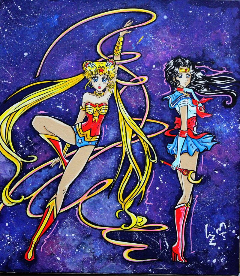 Sailor Moon Wonder woman by lizmogollon on DeviantArt