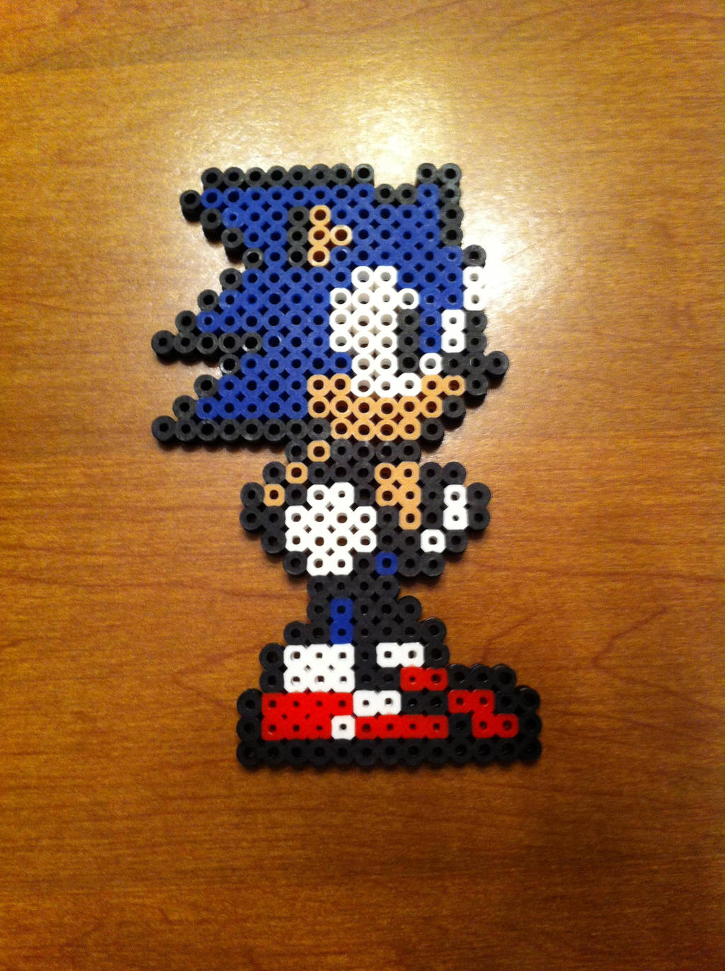 Perler Sonic (Sonic pocket Adventure) by portaltofantasy on DeviantArt