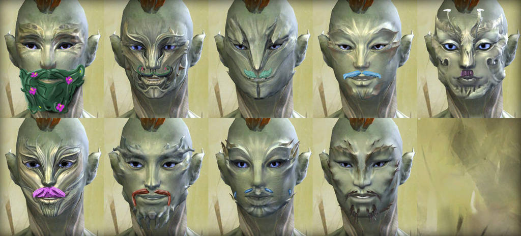 Sylvari mustaches - Community Creations - Guild Wars 2 Forums