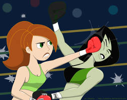 Kim vs Shego IV by tingocomics on DeviantArt