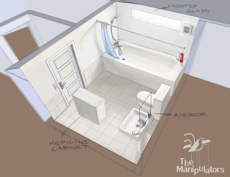 Bathroom concept art by Vatsel on DeviantArt